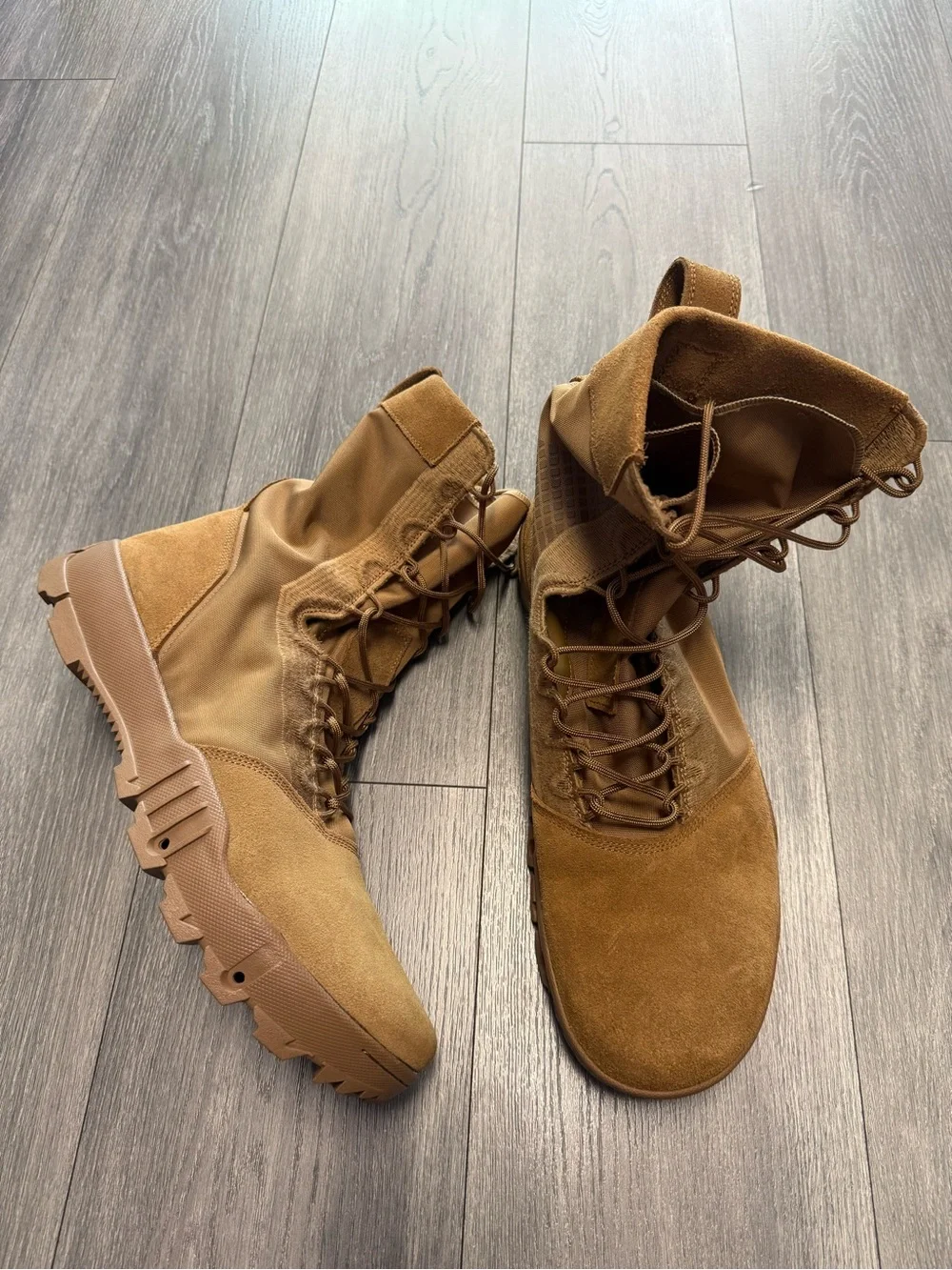 Nike | Shoes | Nike Sfb Jungle 2 8 Leather Coyote Boots Mens Size 5 ...